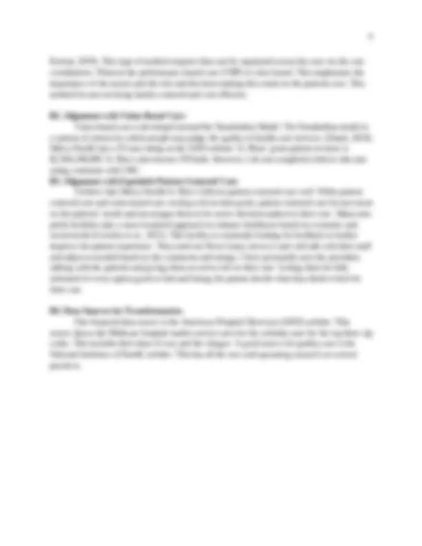 Case Study: Mercy Health – St. Rita's Hospital: A Value-Based ...
