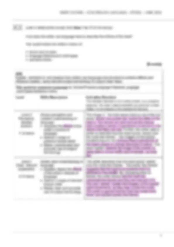 Actual 2024 AQA GCSE ENGLISH LANGUAGE 8700/1 Paper 1 Question Paper + Mark Scheme + Inser ...