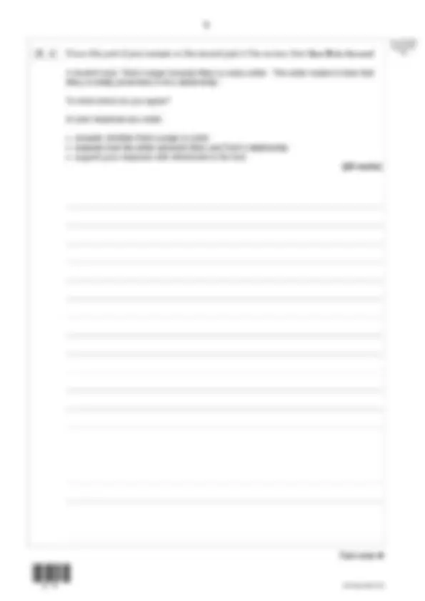 Actual 2024 AQA GCSE ENGLISH LANGUAGE 8700/1 Paper 1 Question Paper + Mark Scheme + Inser ...