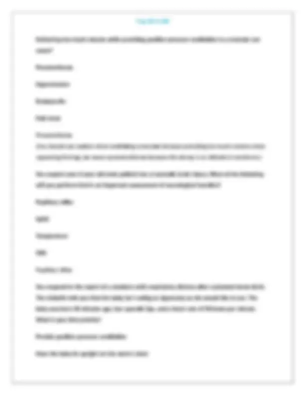 NC EMT State Exam Test Bank: 450 Questions and Answers | Exams Medicine ...