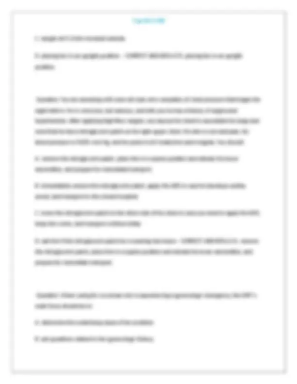 NC EMT State Exam Test Bank: 450 Questions and Answers | Exams Medicine ...