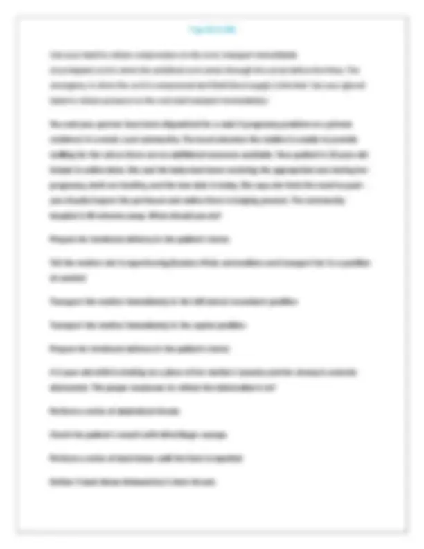 NC EMT State Exam Test Bank: 450 Questions and Answers | Exams Medicine ...