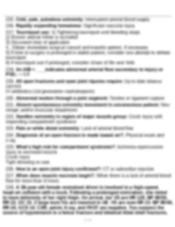 ATLS 10th Edition: Pre-Test Questions and Answers 2024 | Exams Nursing ...