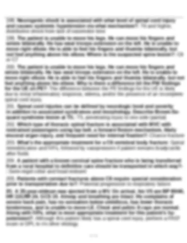 ATLS 10th Edition: Pre-Test Questions and Answers 2024 | Exams Nursing ...