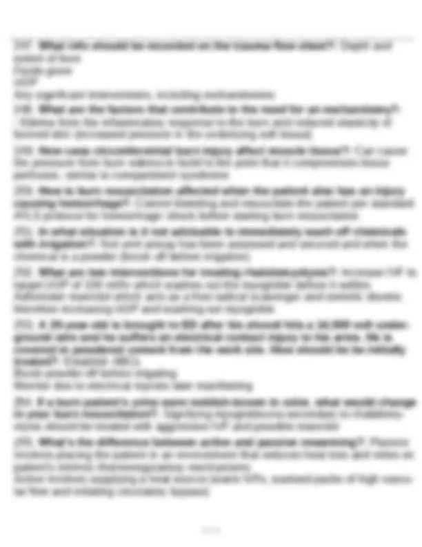 ATLS 10th Edition: Pre-Test Questions and Answers 2024 | Exams Nursing ...