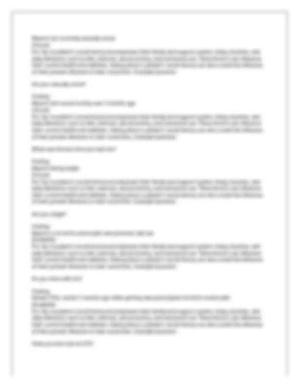 Shadow Health Alcohol Abuse Case Study: Subjective Interview and SBAR ...