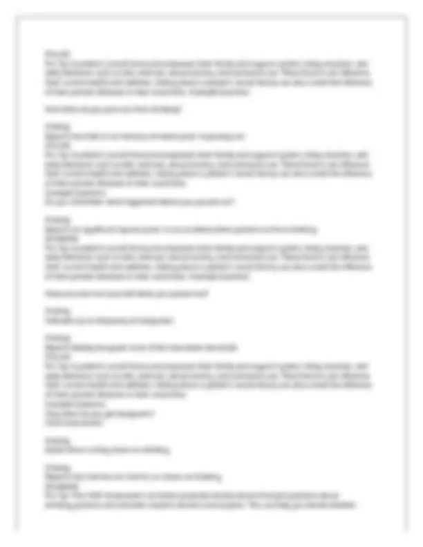 Shadow Health Alcohol Abuse Case Study: Subjective Interview and SBAR ...