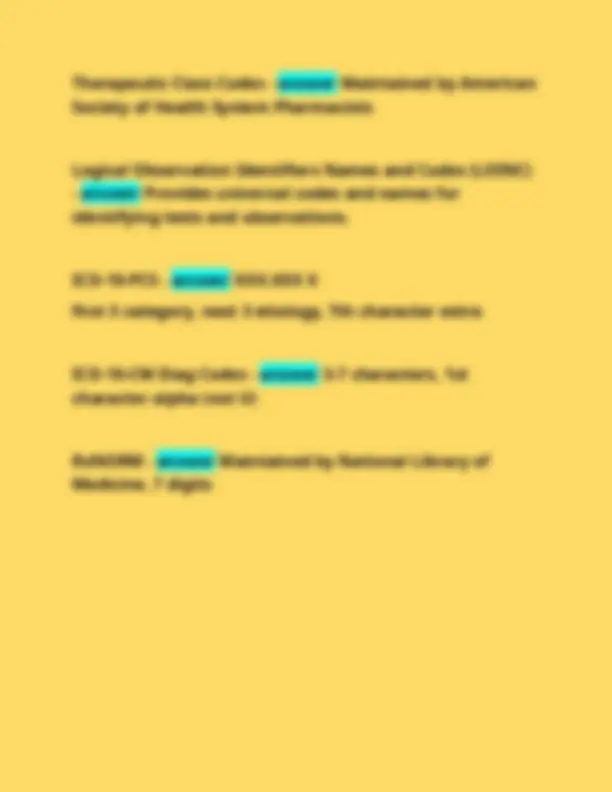 CHDA Codes latest update with complete verified solutions.docx | Exams ...