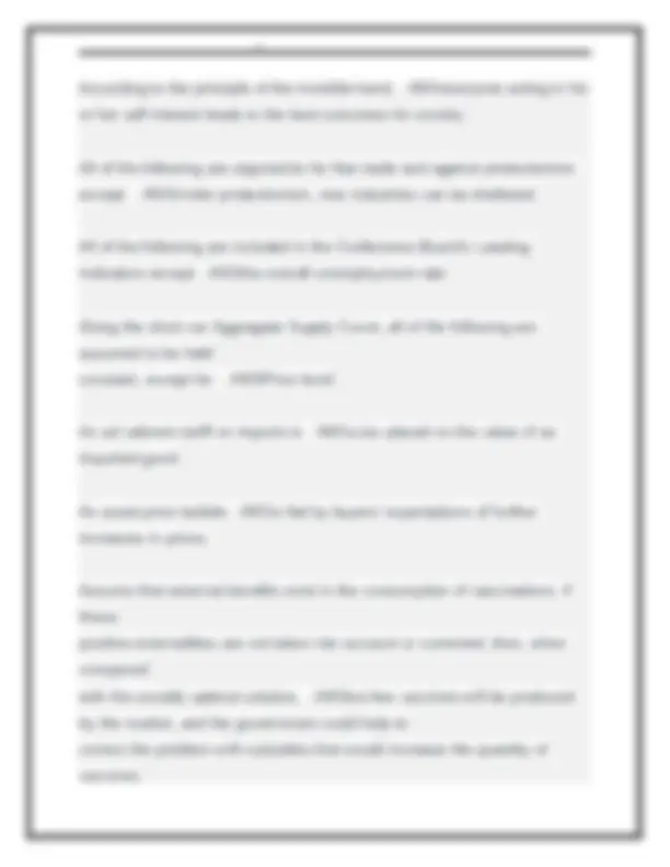 National Economics Challenge Practice Tests Latest 2025-2026. Questions ...