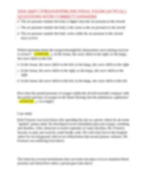 2025 A&P 2 STRAIGHTERLINE FINAL EXAM (ACTUAL) QUESTIONS WITH CORRECT ...