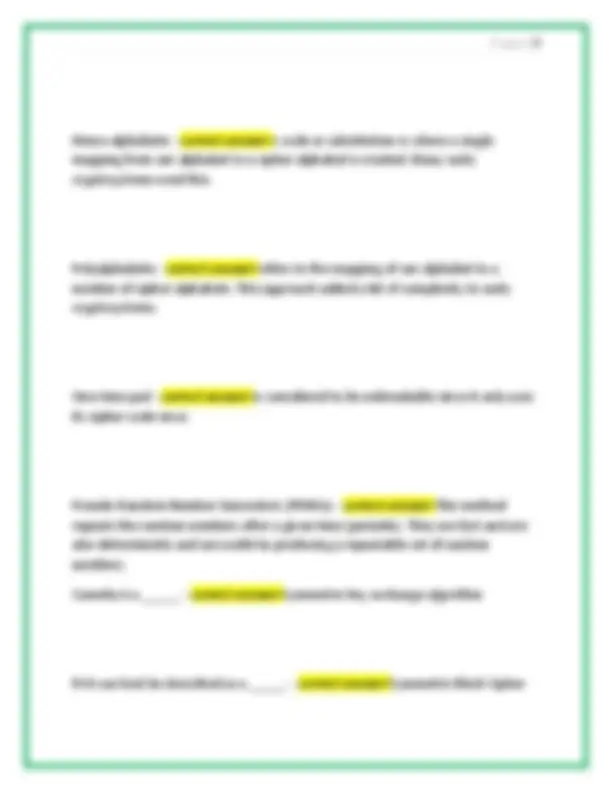 D334 - Introduction To Cryptography Exam |Actual Exam With 100% ...