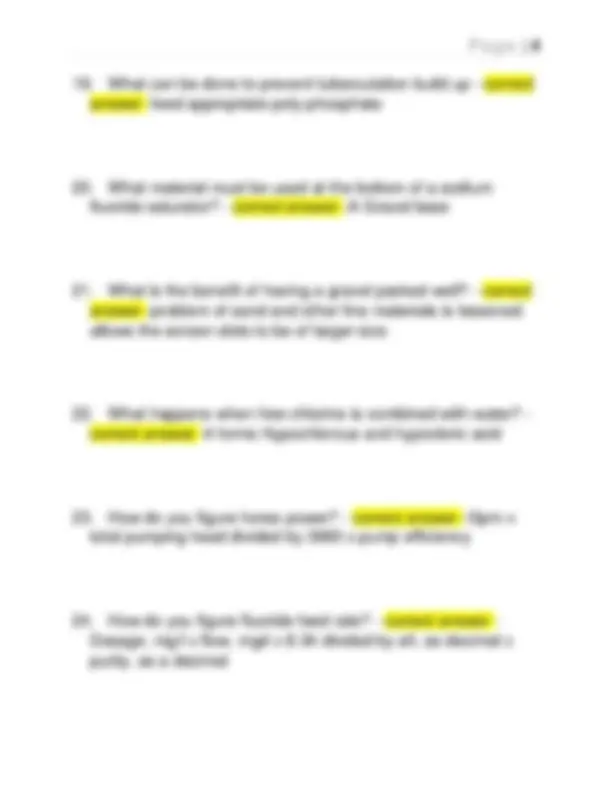 ILLINOIS CLASS C WATER CERTIFICATION PRACTICE EXAM 2025 BRAND NEW ...