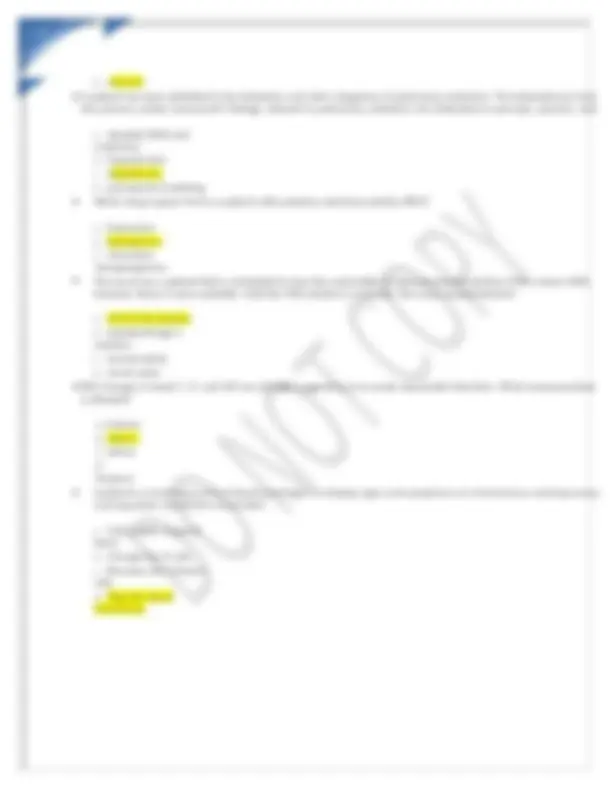 Telemetry Nurse Exam Questions and Answers 2024: A Comprehensive Review | Exams Nursing | Docsity