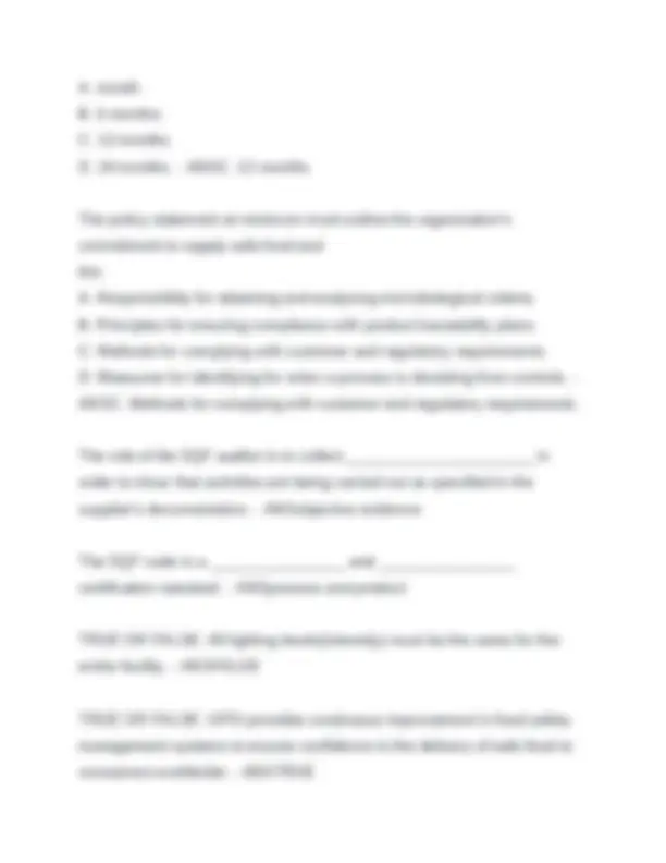 SQF Certification Exam Questions and Answers: A Comprehensive Guide to ...