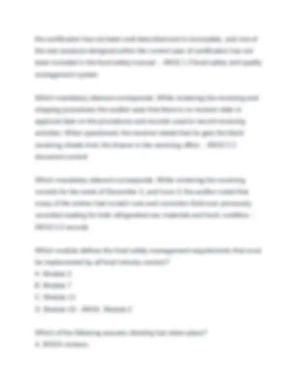 SQF Certification Exam Questions and Answers: A Comprehensive Guide to ...