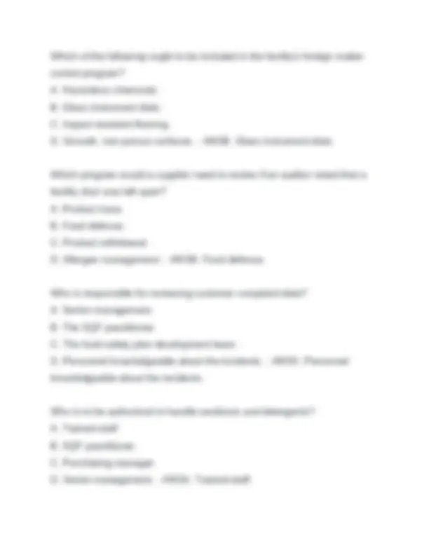 SQF Certification Exam Questions and Answers: A Comprehensive Guide to ...