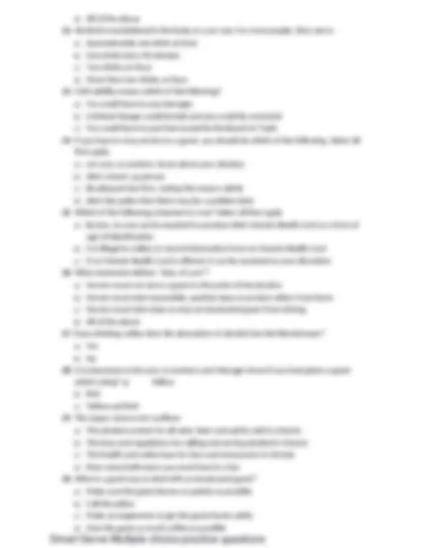 Smart Serve Multiple Choice Practice Questions with Complete Solutions ...