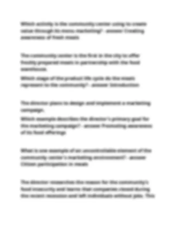 D077 Unit 2 Test and Module Quiz Questions with 100% correct answers ...