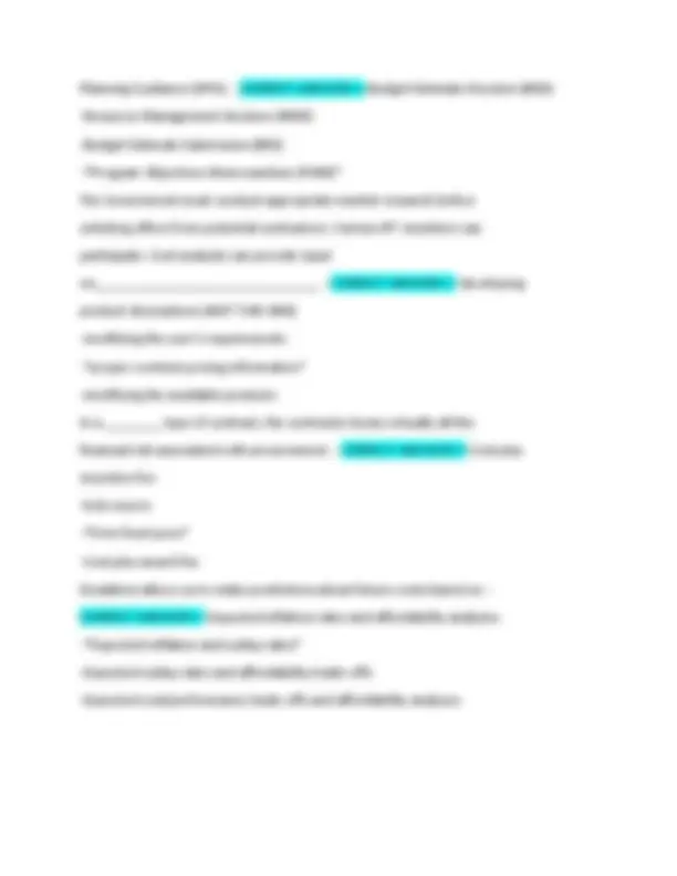 Acquisition Management Exam Questions and Answers: Planning and ...