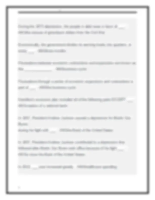 ECONOMICS-UNIT 1 QUIZ 3 & PRACTICE TEST 2025-2026. QUESTIONS & CORRECT ...