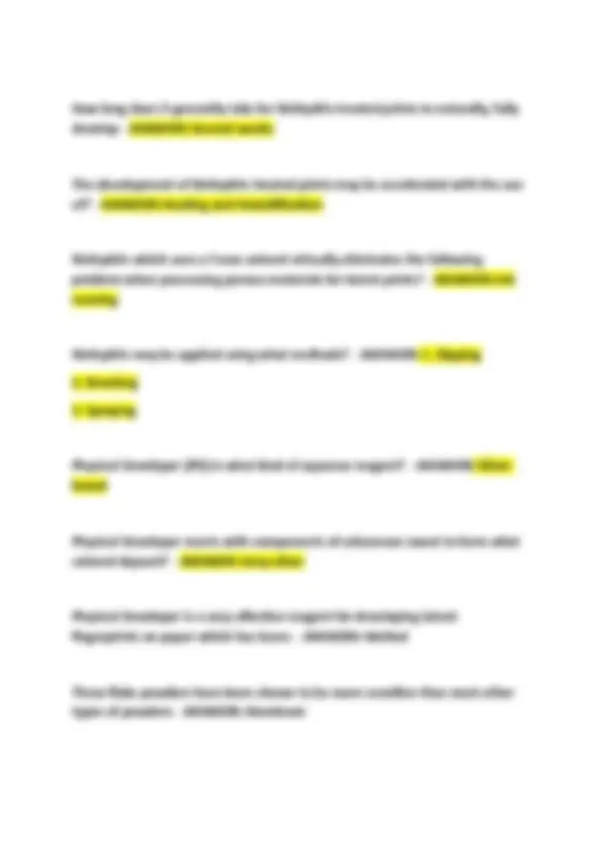 IAI LATENT PRINT CERTIFICATION EXAM (ACTUAL EXAM) WITH CORRECT ACTUAL QUESTIONS | Exams Printing ...