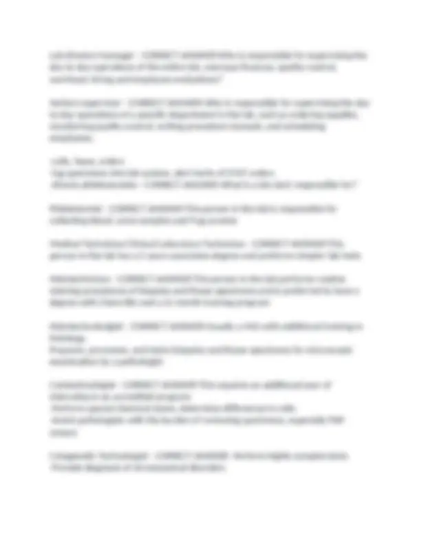 MLS Test 1 Exam 52 Questions with Verified Answers,100% CORRECT | Exams ...