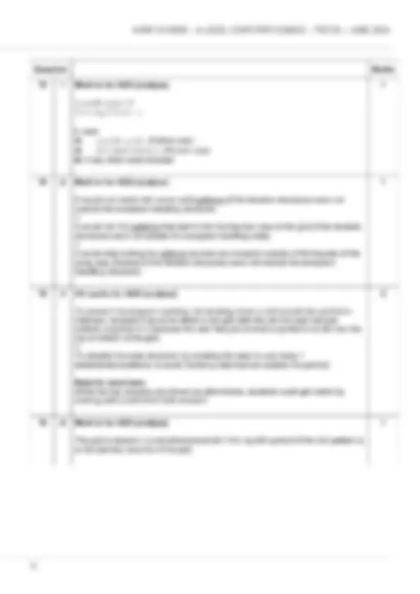 Actual 2024 AQA A-LEVEL COMPUTER SCIENCE 7517/1 Paper 1 Merged Question Paper + Mark Sche ...