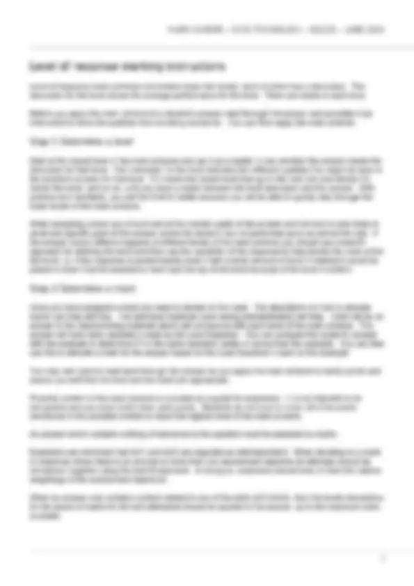 Actual 2024 AQA GCSE PSYCHOLOGY 8182/1 Paper 1 Question Paper + Mark ...