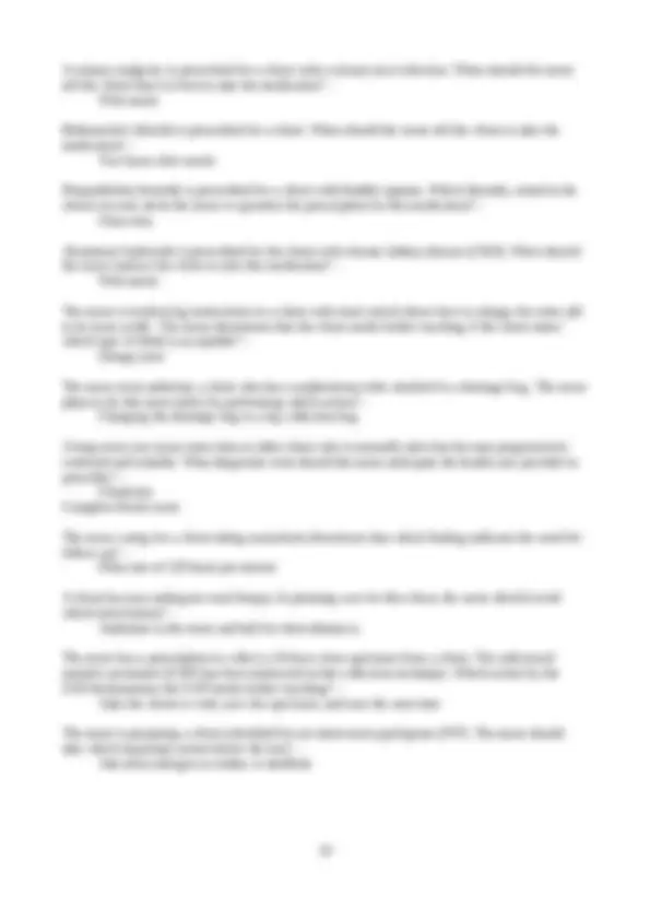 Nclex PN Renal and urinary practice questions | Exams Nursing | Docsity