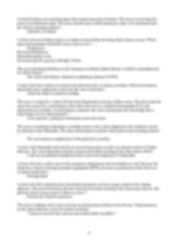 Nclex PN Renal and urinary practice questions | Exams Nursing | Docsity