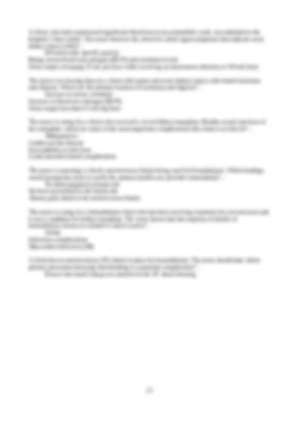Nclex PN Renal and urinary practice questions | Exams Nursing | Docsity