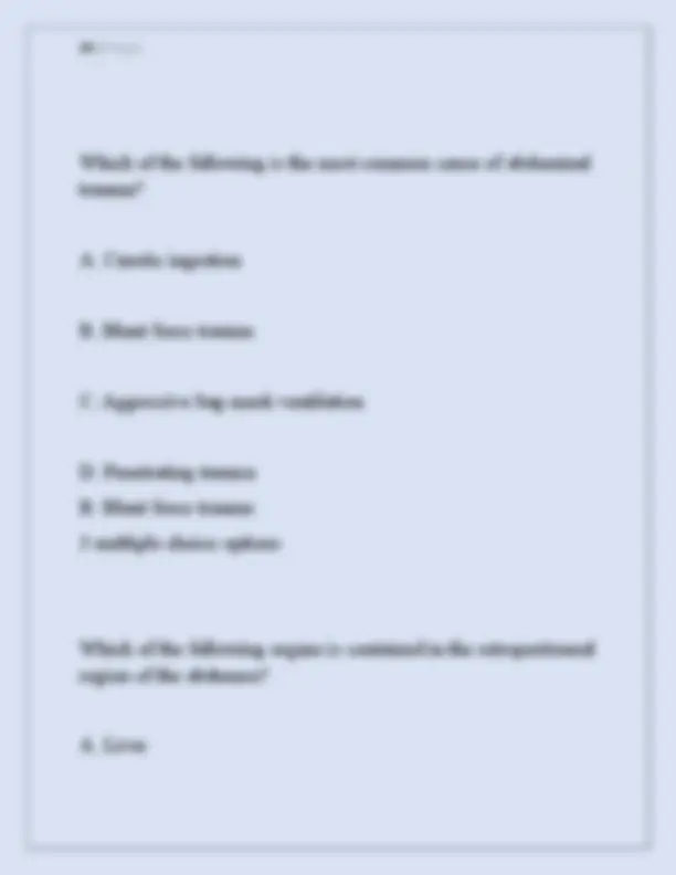 ITLS ADVANCED POST TEST 9th EDITION NEWEST 2025 COMPLETE ALL QUESTIONS ...