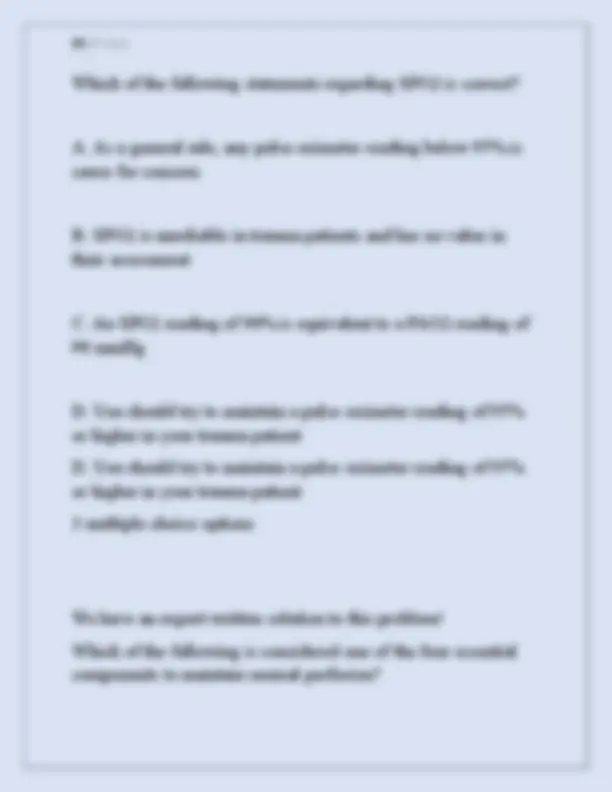 ITLS ADVANCED POST TEST 9th EDITION NEWEST 2025 COMPLETE ALL QUESTIONS ...