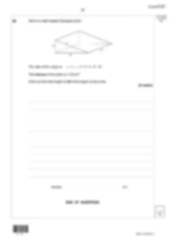 2024 AQA GCSE MATHEMATICS 8300/2H Higher Tier Paper 2 Question Paper + Mark Scheme + Inser ...