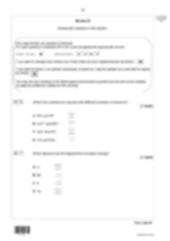 Actual 2024 AQA A-LEVEL CHEMISTRY 7405/3 Paper 3 Merged Question Paper + Mark Scheme + I | Exams ...