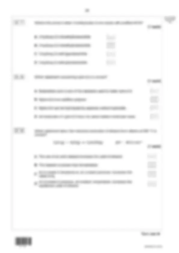 Actual 2024 AQA A-LEVEL CHEMISTRY 7405/3 Paper 3 Merged Question Paper + Mark Scheme + I | Exams ...