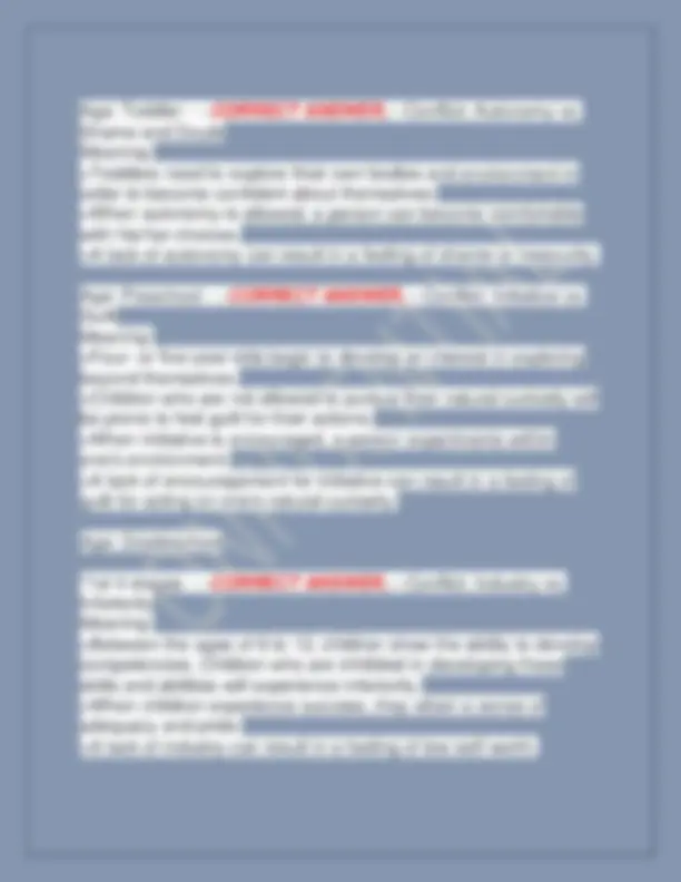 Child Growth and Development CGDR DCF comprehensive questions and ...