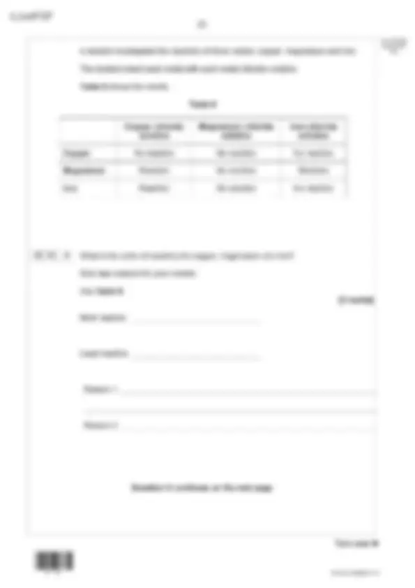 2024 AQA GCSE COMBINED SCIENCE: TRILOGY 8464/C/1F Chemistry Paper 1F QP + Mark Scheme A | Exams ...