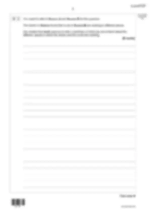 Actual 2024 AQA GCSE ENGLISH LANGUAGE 8700/2 Paper 2 Question Paper ...