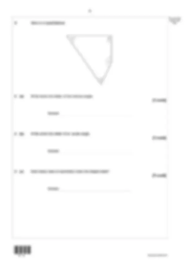 2024 AQA GCSE MATHEMATICS 8300/2F Foundation Paper 2 Question Paper + Mark Scheme + Insert ...