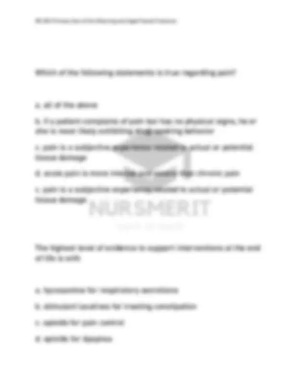 NR 601 Final Exam 2025/2026 Week 8 Complete Question and Answer 100% Accurate Summer-Fall ...
