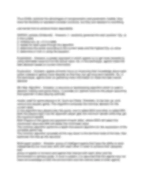 Artificial Intelligence Final Exam Study Guide: Questions and Answers | Exams Social Sciences ...