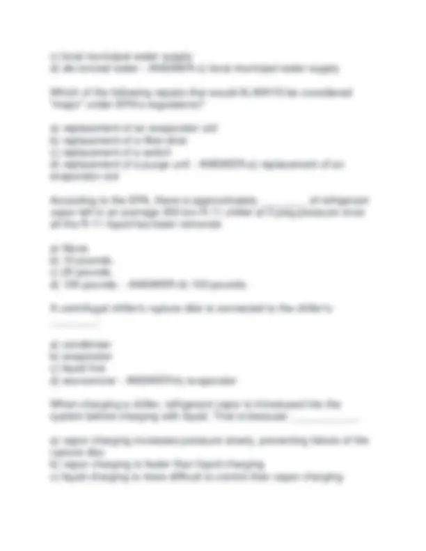 EPA 608 Type III Exam 2024 | EPA 608 Type 3 Exam 2024 Questions and ...