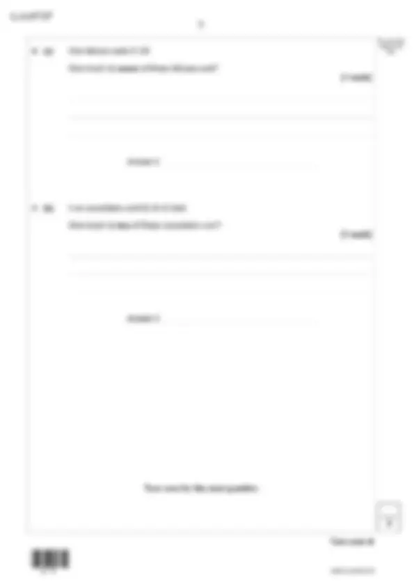 2024 AQA GCSE MATHEMATICS 8300/2F Foundation Paper 2 Question Paper ...