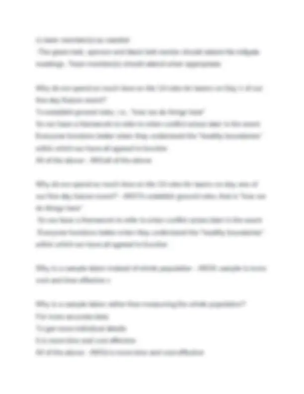 Lean Six Sigma Green Belt Test Bank Questions and Answers | Exams ...