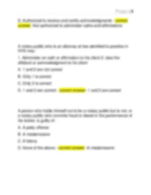 NOTARY PRACTICE TEST 1 2025 BRAND NEW ACTUAL EXAM. | Exams Advanced ...