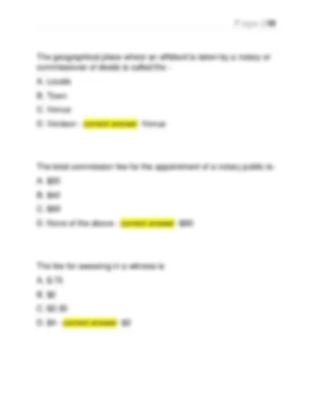 NOTARY PRACTICE TEST 1 2025 BRAND NEW ACTUAL EXAM. | Exams Advanced ...