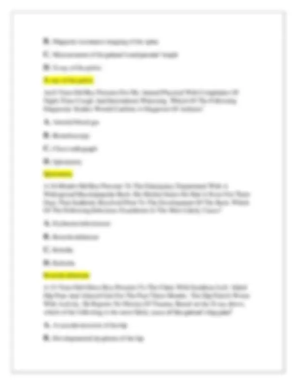 Pulmonary Rosh Exam 2025-2026 – Verified Questions and Correct Answers ...