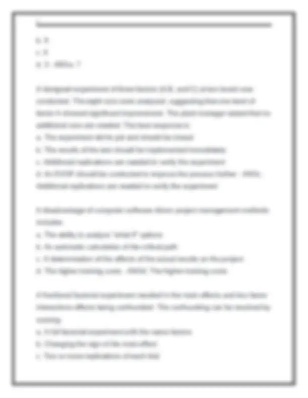 Lean Six Sigma Green Belt Practice Questions and Answers | Exams ...