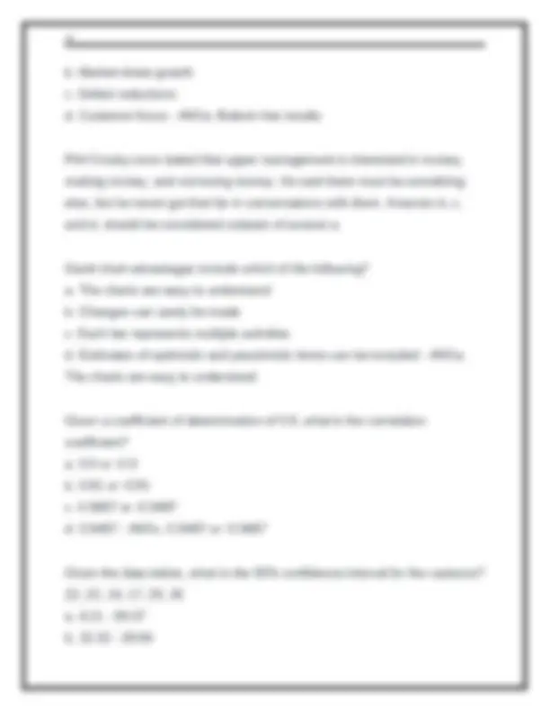 Lean Six Sigma Green Belt Practice Questions and Answers | Exams ...